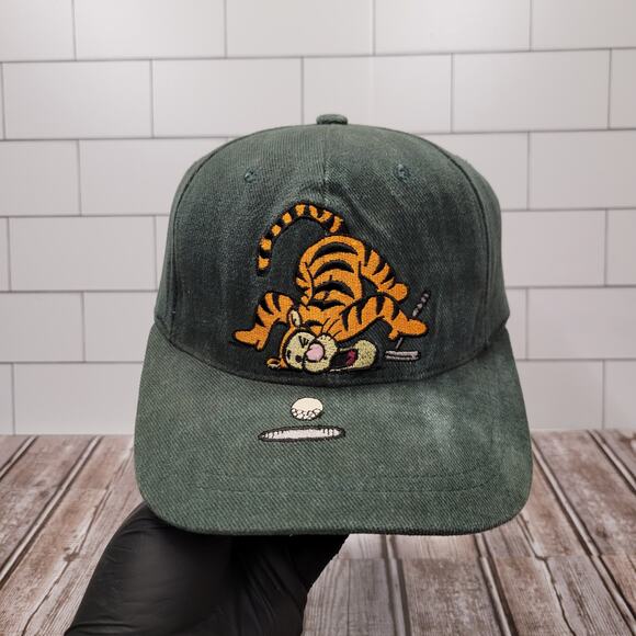 Disney | Accessories | Vintage Tigger Woods Golf Parody Adjustable ...